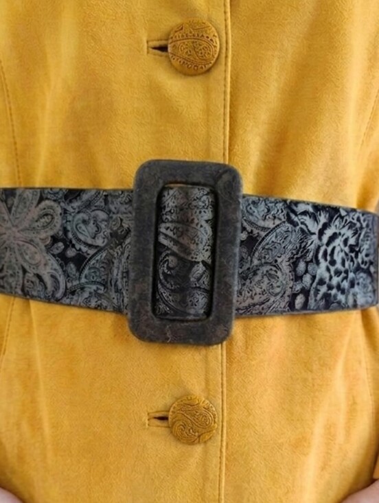 Olga Santini | Accessories | Olga Santini Genuine Leather Floral ...
